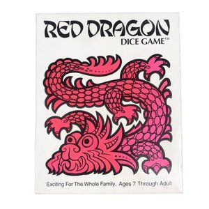 Jax | Games | Vintage Jax Red Dragon Dice Game 995 | Poshmark